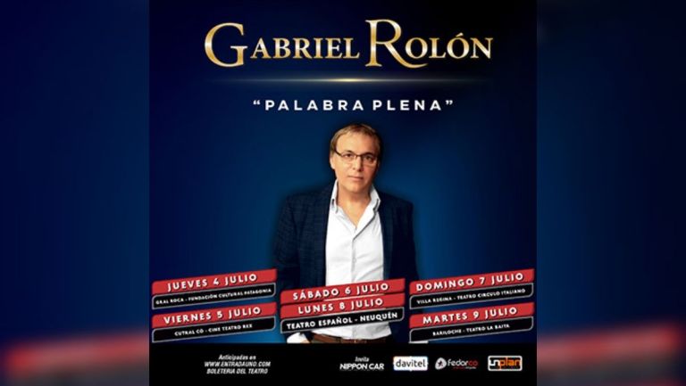 Fedorco y Gabriel Rolón te invitan a vivir la "Palabra Plena" | Neuquén Al Instante | Periodismo ...