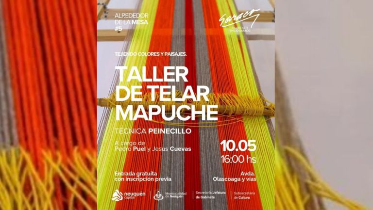 Inscripciones abiertas para el último taller de telar mapuche en la ...